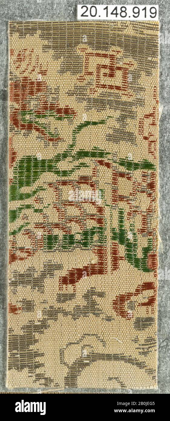 Piece, Japan, Edo period (1615–1868), Date 18th century, Japan, Silk ...