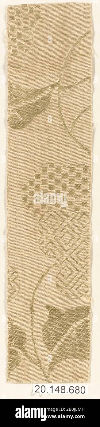 Piece, Japan, Edo period (1615–1868), Date 18th century, Japan, Silk ...