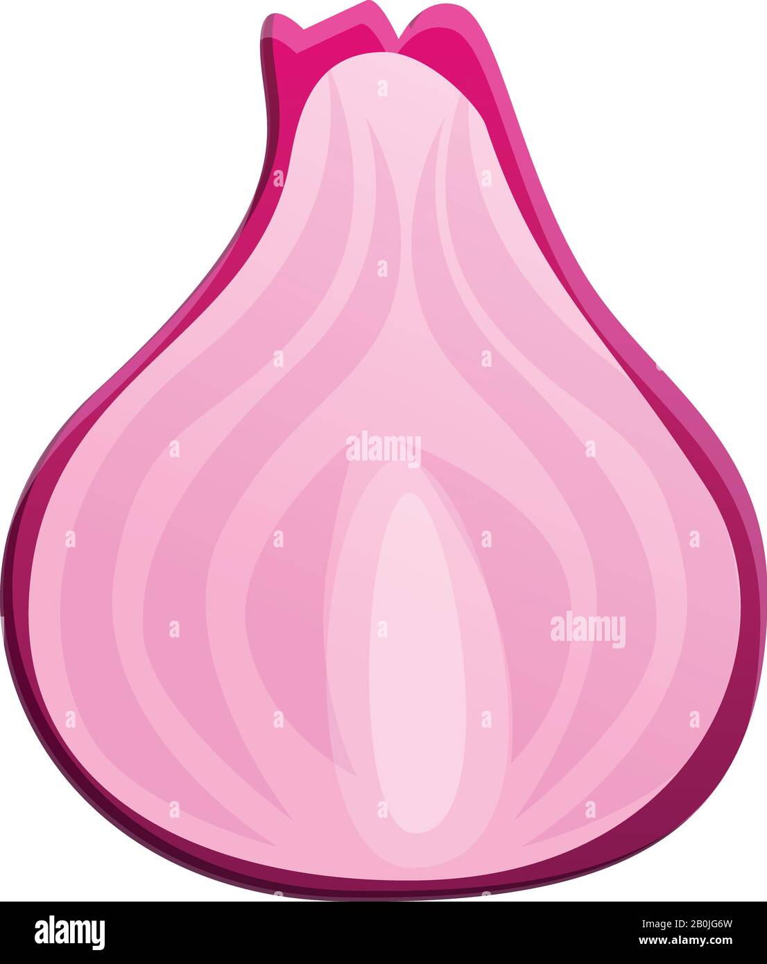 Half violet onion icon Stock Vector Images - Alamy