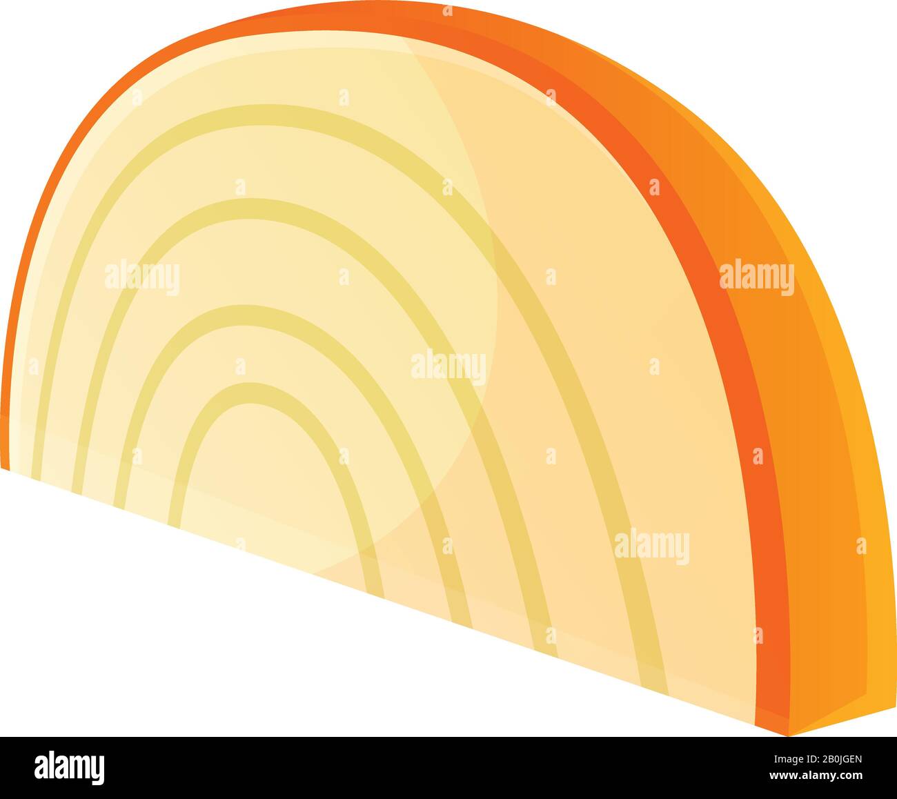 Yellow onion icon. Cartoon of yellow onion vector icon for web design ...