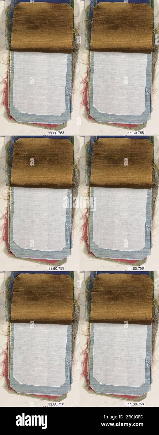 Sample, French, early 19th century, French, Silk, Textiles-Woven Stock ...