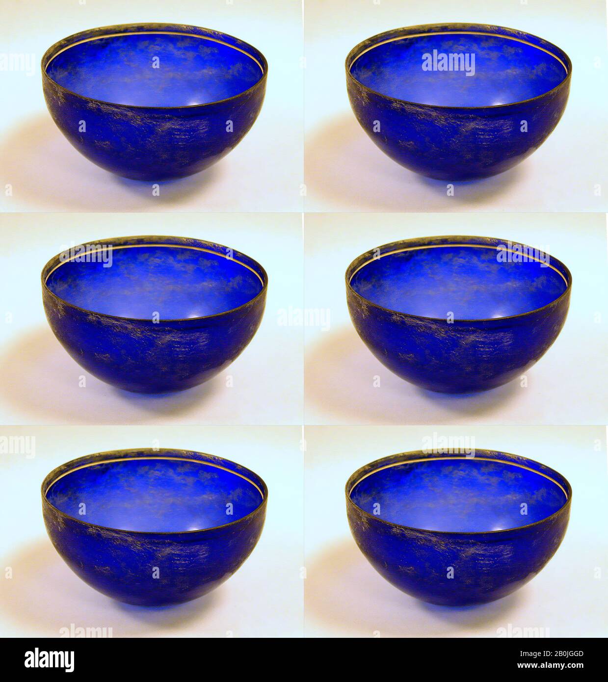 Glass hemispherical bowl, Greek, Hellenistic, Date 2nd–1st century B.C ...