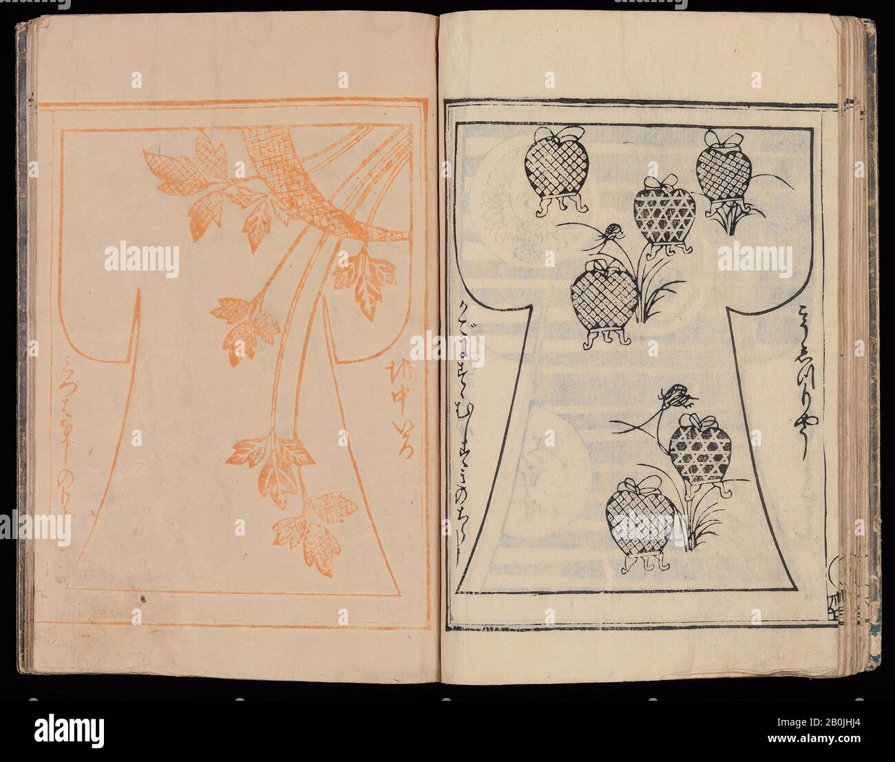 Kosode pattern book hi-res stock photography and images - Alamy