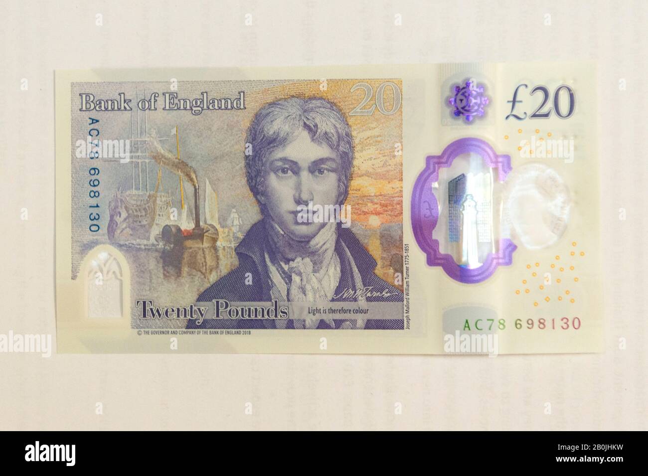 New 20 pound note hi-res stock photography and images - Alamy