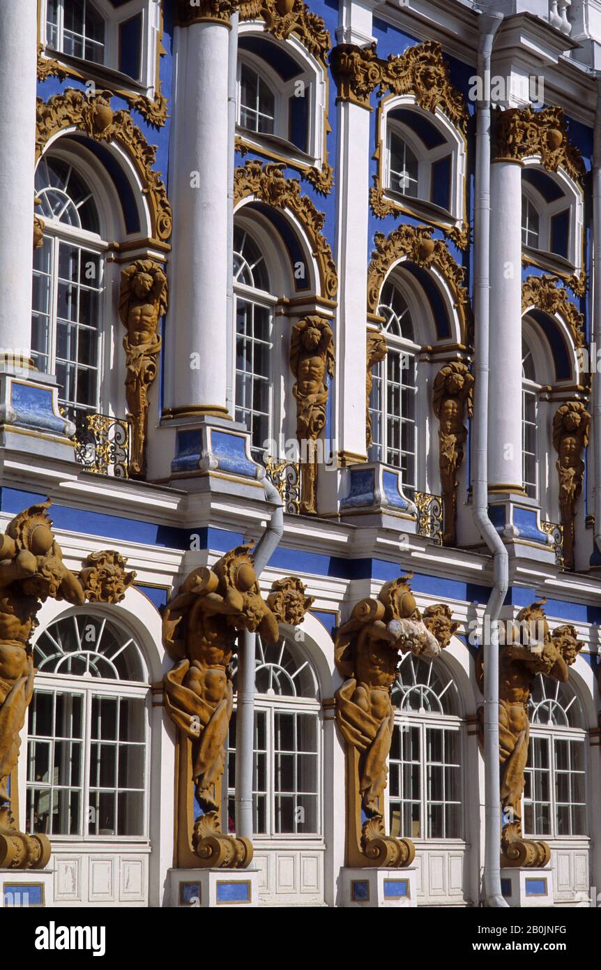 Pushkin russia palace detail hi-res stock photography and images - Alamy