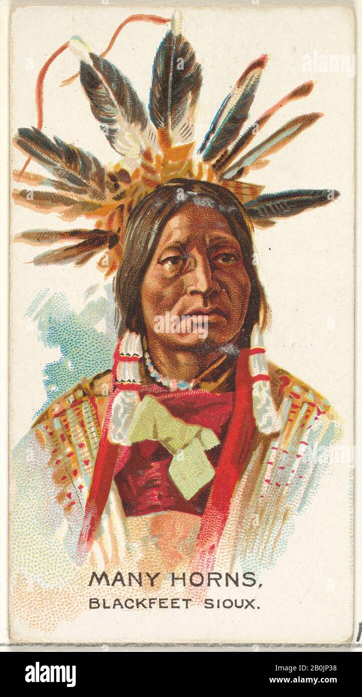 Lithograph of many horns hi-res stock photography and images - Alamy