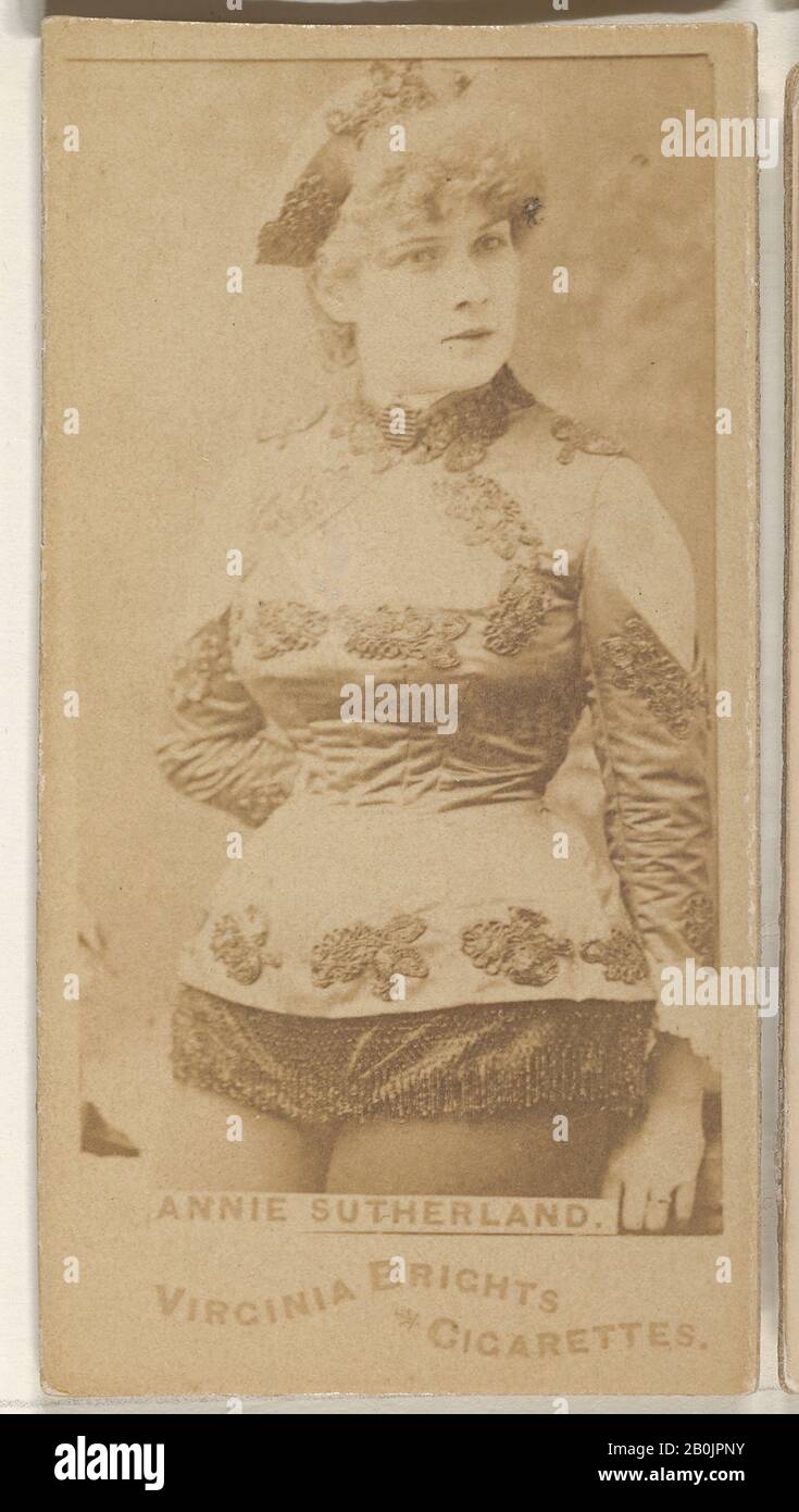Issued by Allen & Ginter, Annie Sutherland, from the Actors and ...