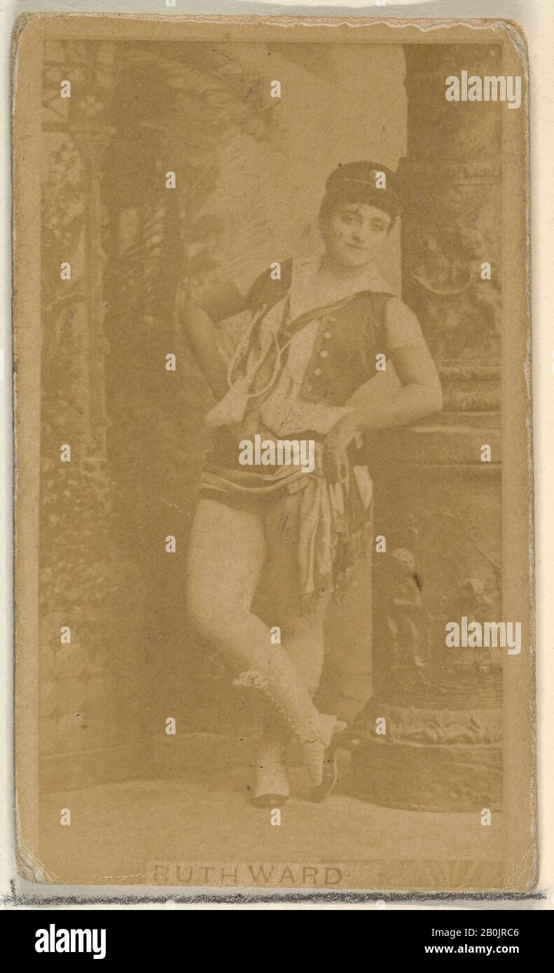 Issued by Allen & Ginter, Ruth Ward, from the Actors and Actresses ...