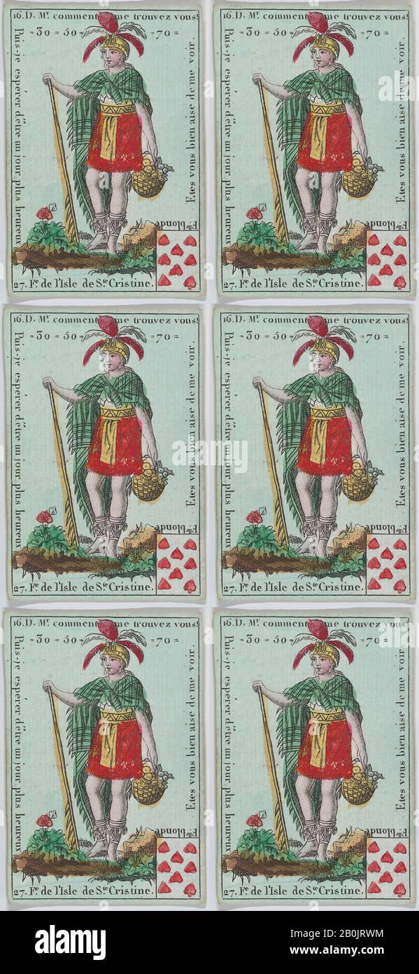 Anonymous, French, 18th century, F.e d l'Isle de S.te Cristine from ...