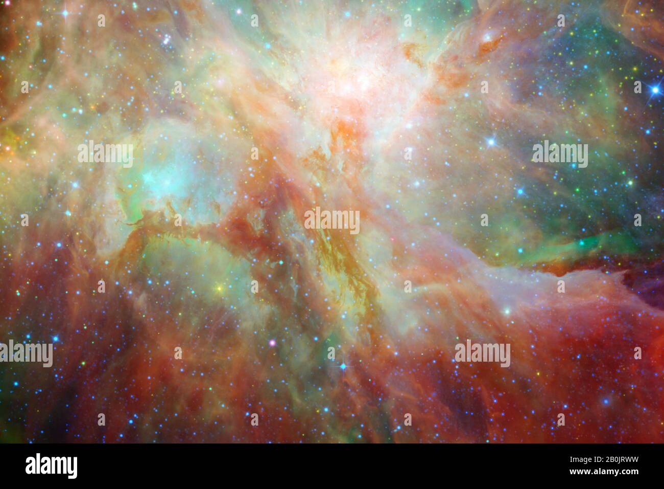 Infinite space with nebulae and stars. Elements of this image furnished ...