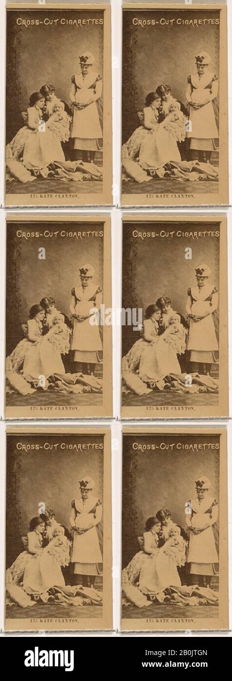 Issued by W. Duke, Sons & Co., Card Number 125, Kate Claxton, from the ...