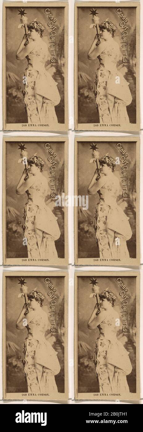 Issued by W. Duke, Sons & Co., Card Number 260, Emma Corson, from the ...