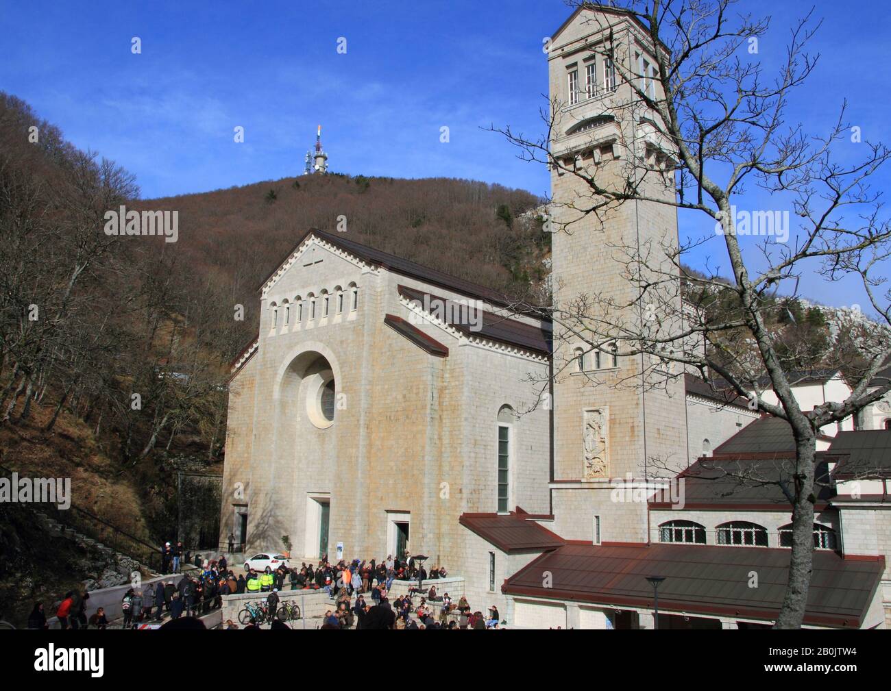 The Sanctuary of Montevergine a place of prayer for many faithful of ...