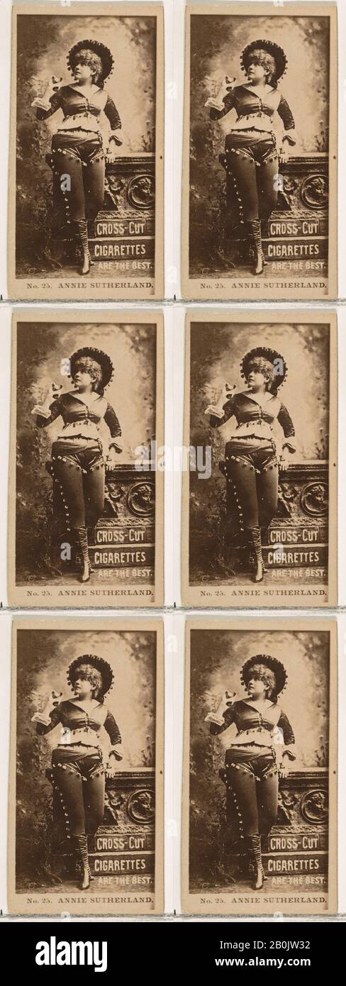 Issued by W. Duke, Sons & Co., Card Number 25, Annie Sutherland, from ...