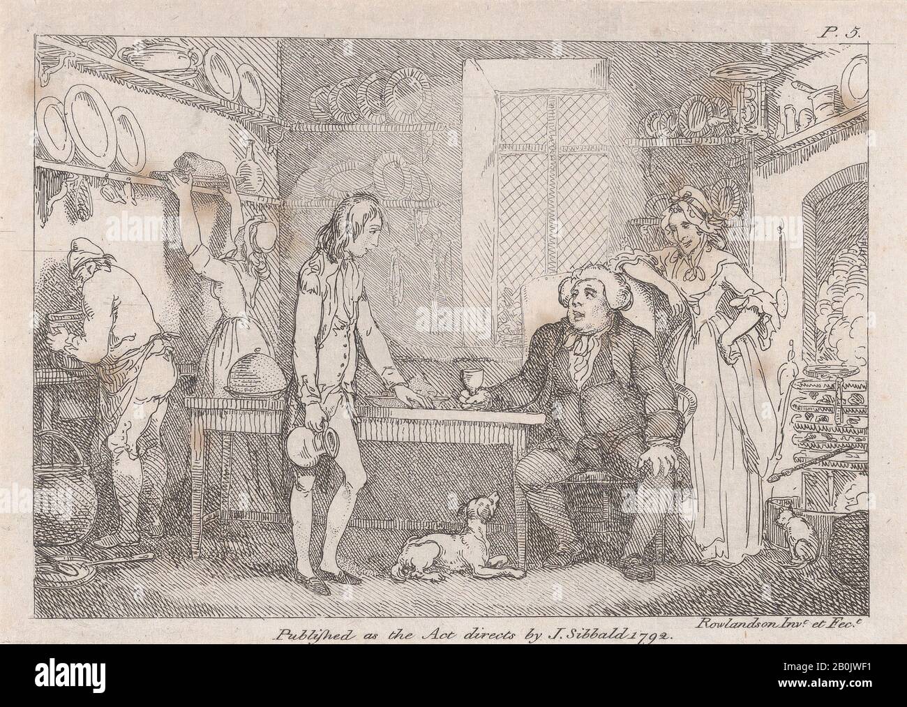 Thomas Rowlandson, Young Adams Catechised by Parson Adams, from 'The ...