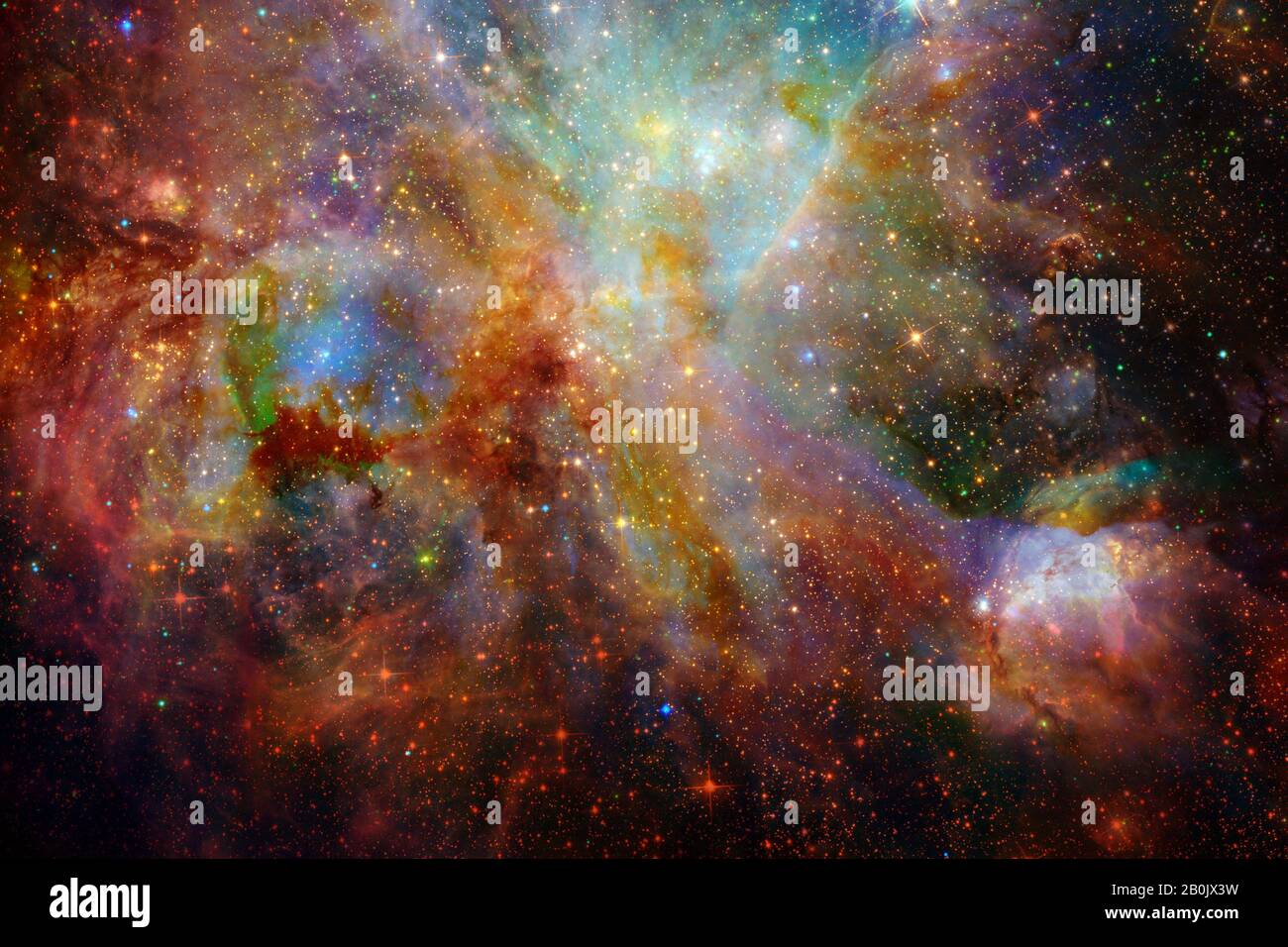 Beauty of endless cosmos. Science fiction art. Elements of this image ...