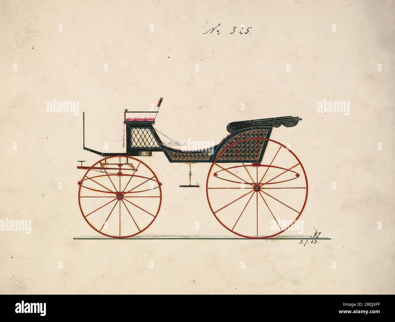 Brewster & Co., Design for Phaeton, no. 325, Brewster & Co. (American ...
