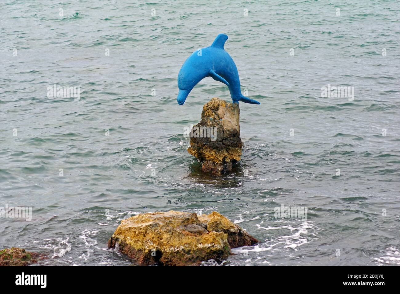 Porto Torres, Sardinia, Italy. The dolphin Stock Photo - Alamy