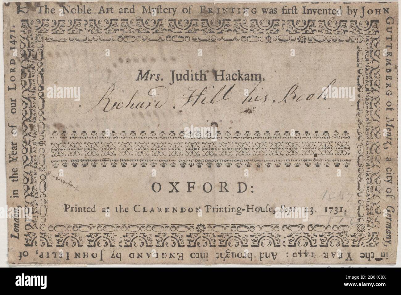 Mrs judith hackam hi-res stock photography and images - Alamy
