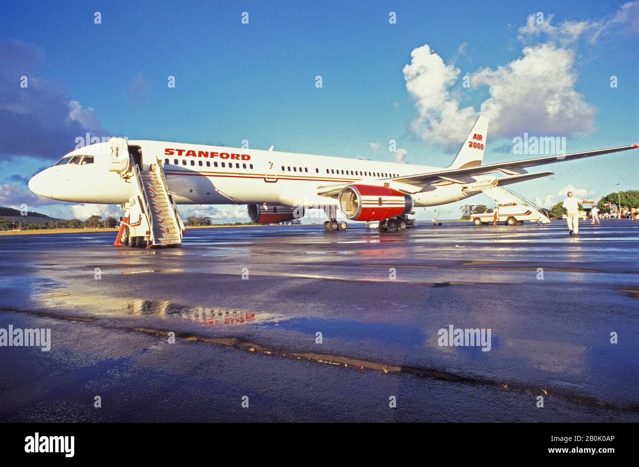 PRIVATE JET BOEING 757 Stock Photo - Alamy