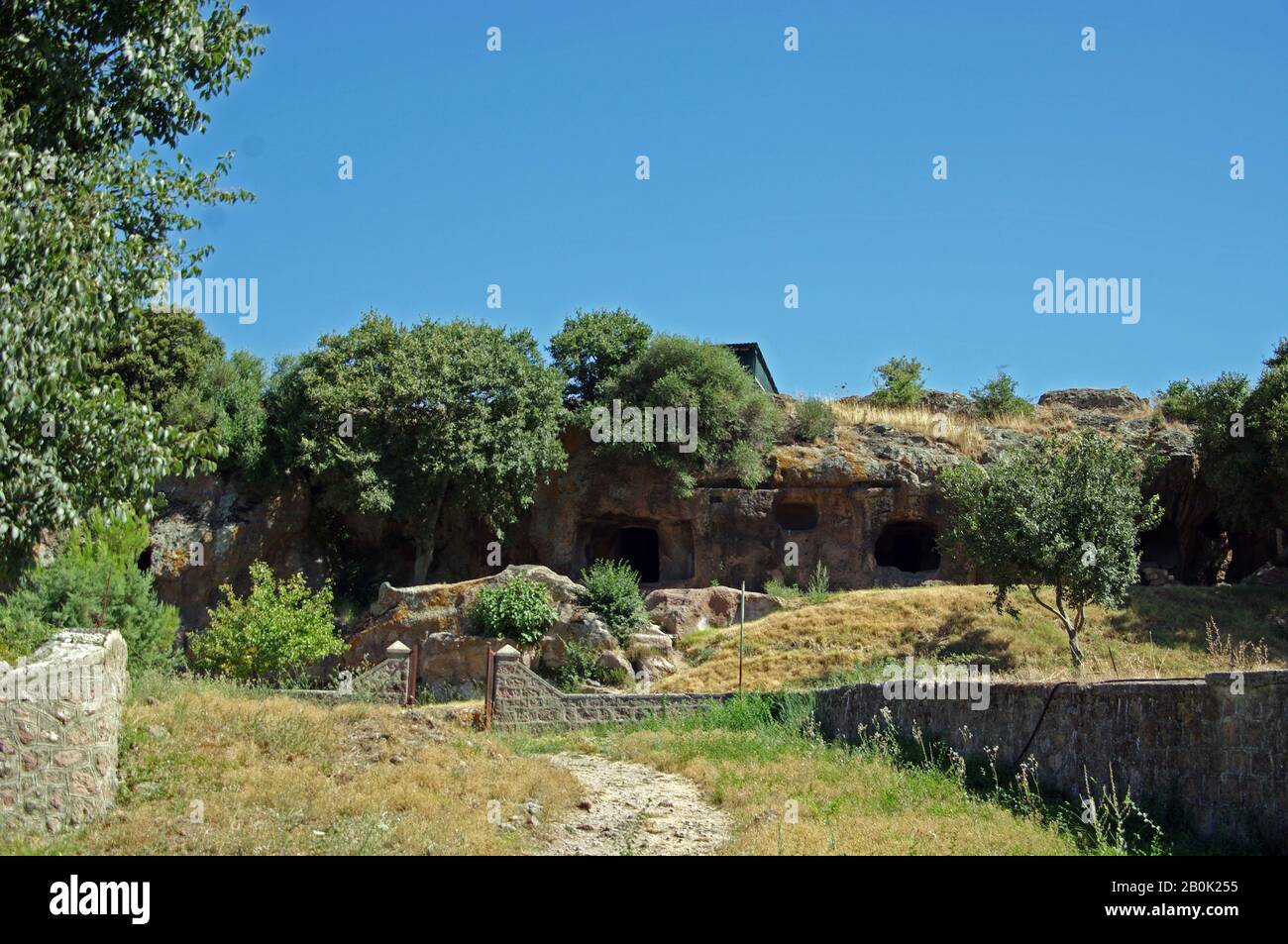 Bonorva, Sardinia, Italy. Sant'Andrea Priu archeological area Stock ...