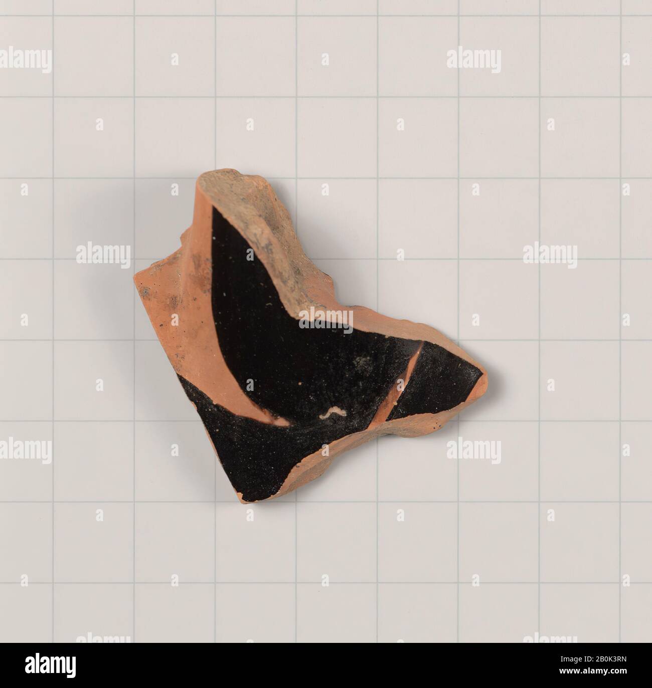 Terracotta fragment of a kylix: eye-cup (drinking cup), Greek, Attic ...