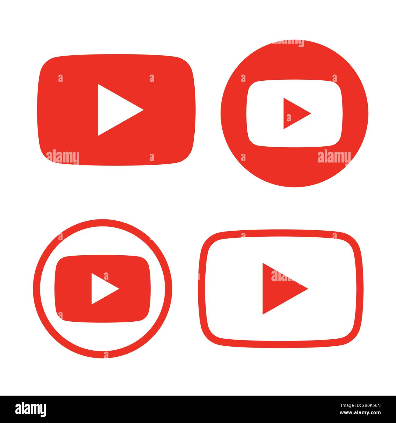 Live stream icon play Stock Vector Images - Alamy