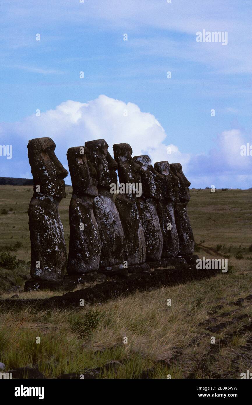 Easter island moai statues hi-res stock photography and images - Alamy