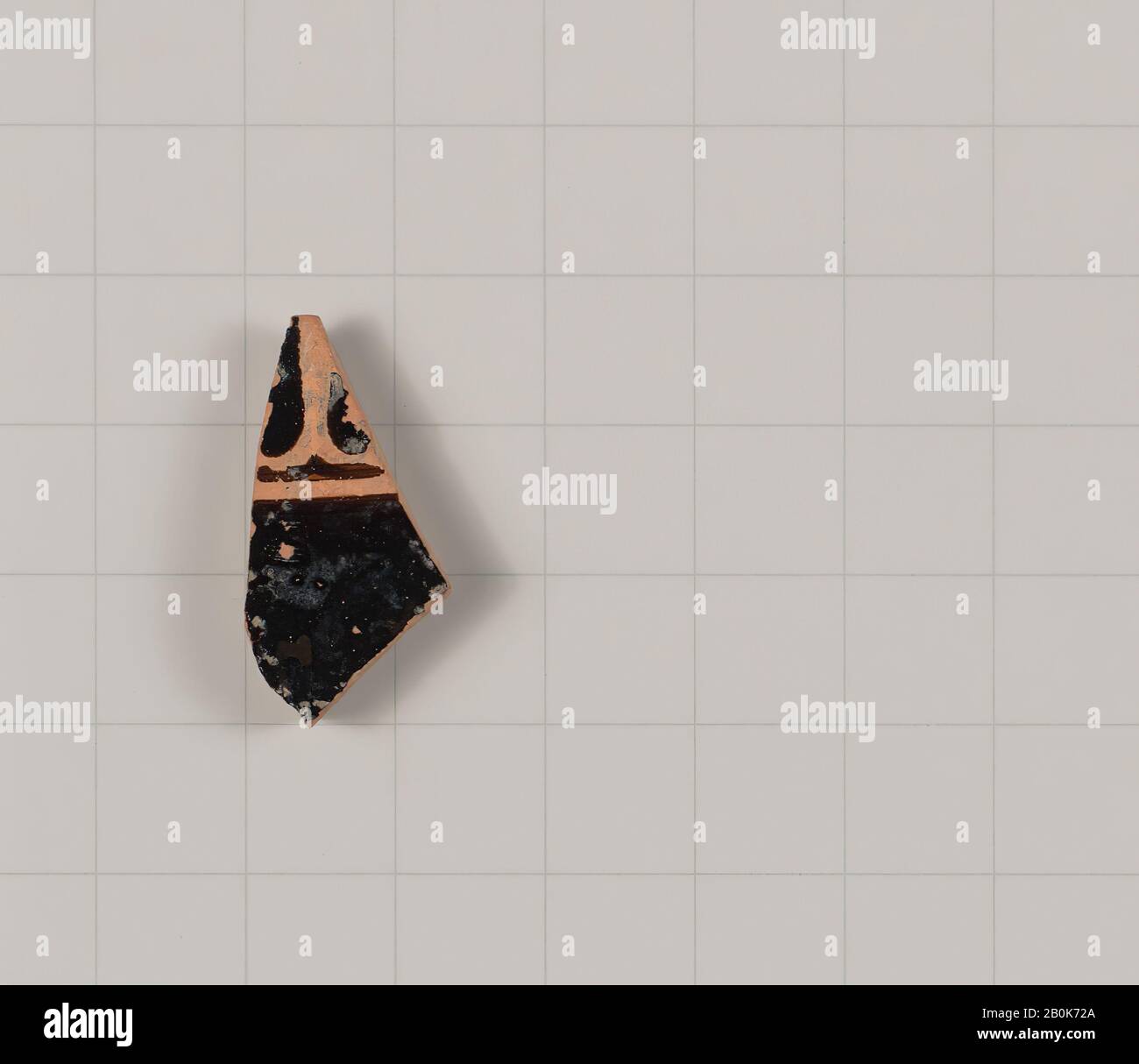 Terracotta fragment of a psykter (vase for cooling wine), Greek, Attic ...