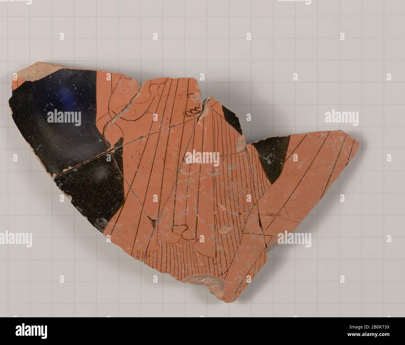 Terracotta fragment of a stamnos (jar), Greek, Attic, Classical, Date ...