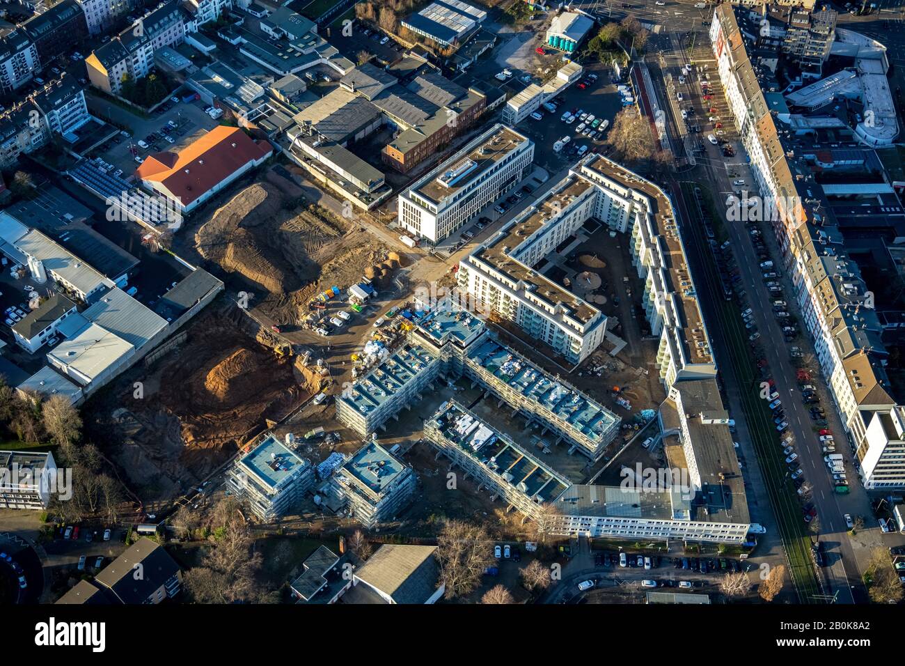 Baustelle swd projekt witzelstrasse hi-res stock photography and images ...