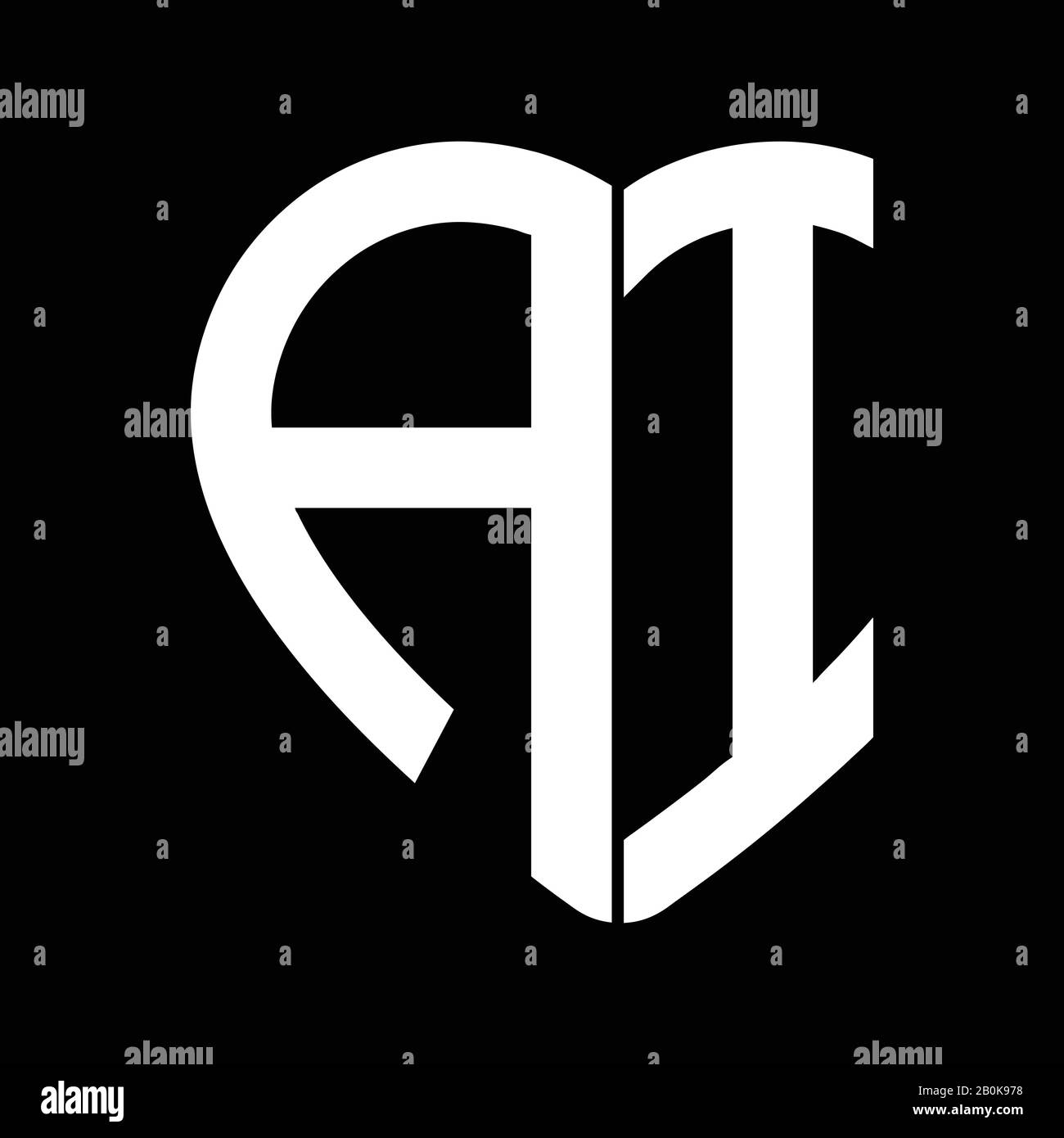 Letter a shape hi-res stock photography and images - Alamy