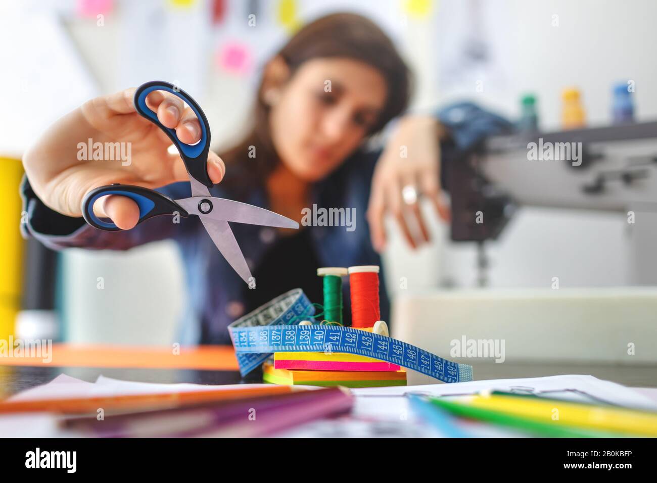 Tailor equipment hi-res stock photography and images - Alamy