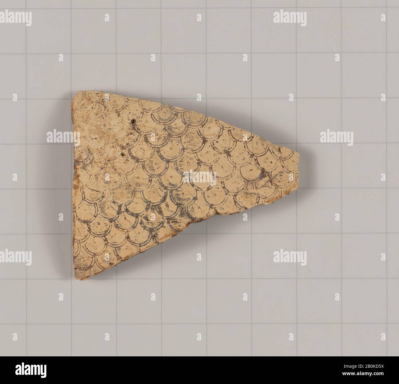 Terracotta fragment of an open vase?, Greek, Corinthian, Corinthian ...