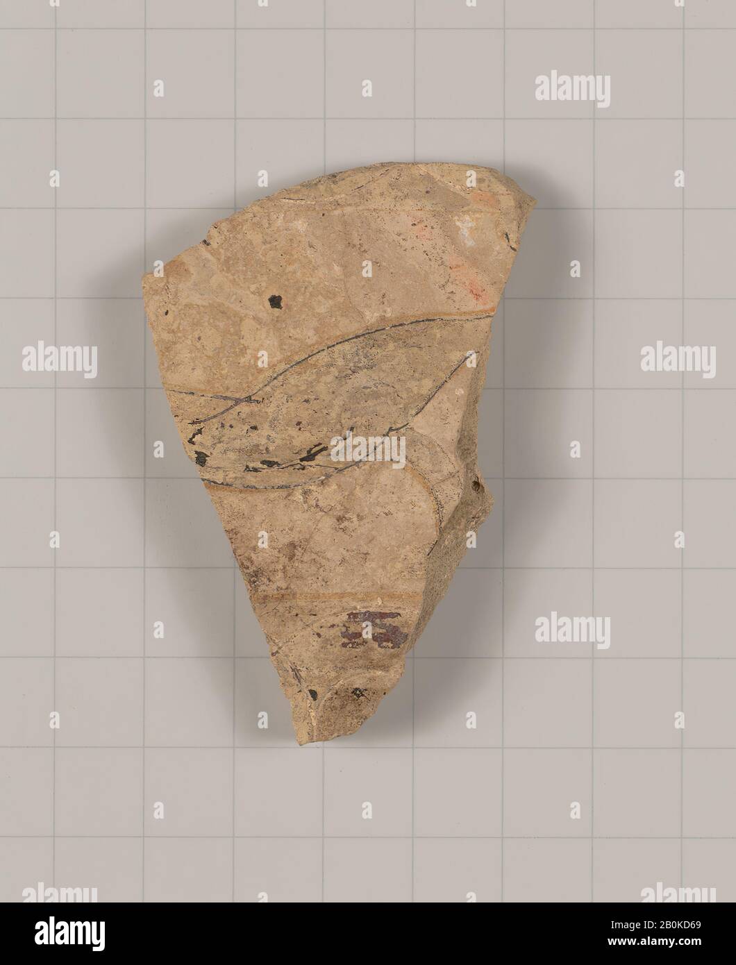 Terracotta fragment of an amphora (jar)?, Etruscan, Etrusco-Corinthian ...