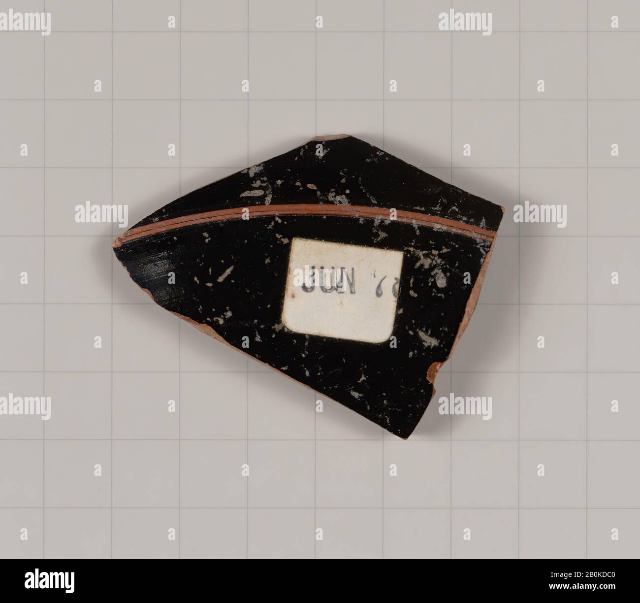 Terracotta fragment of a kylix (cup)?, Greek, Attic, Archaic/Classical ...