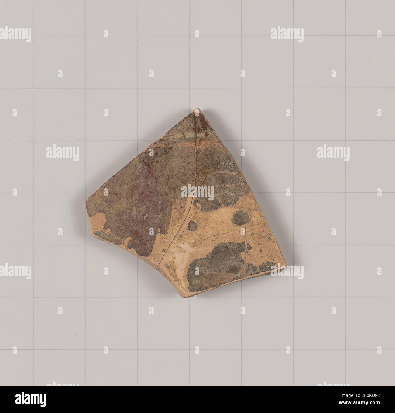 Terracotta fragment of a closed shape, Etruscan, Etrusco-Corinthian ...