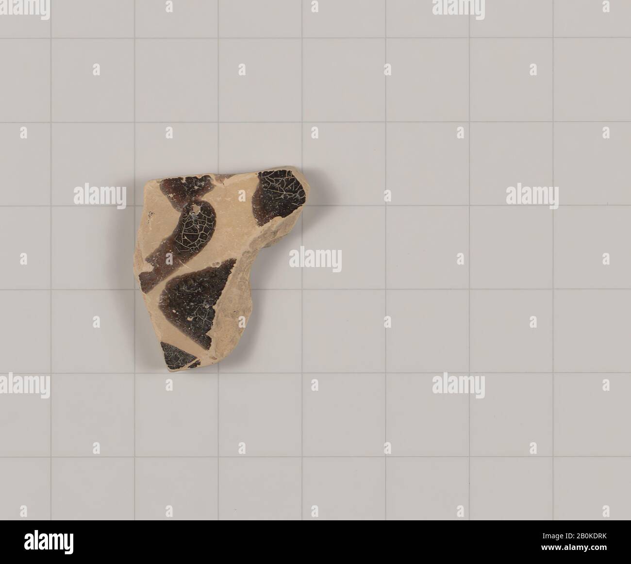 Terracotta fragment of a closed shape, Greek, Corinthian?, Corinthian ...