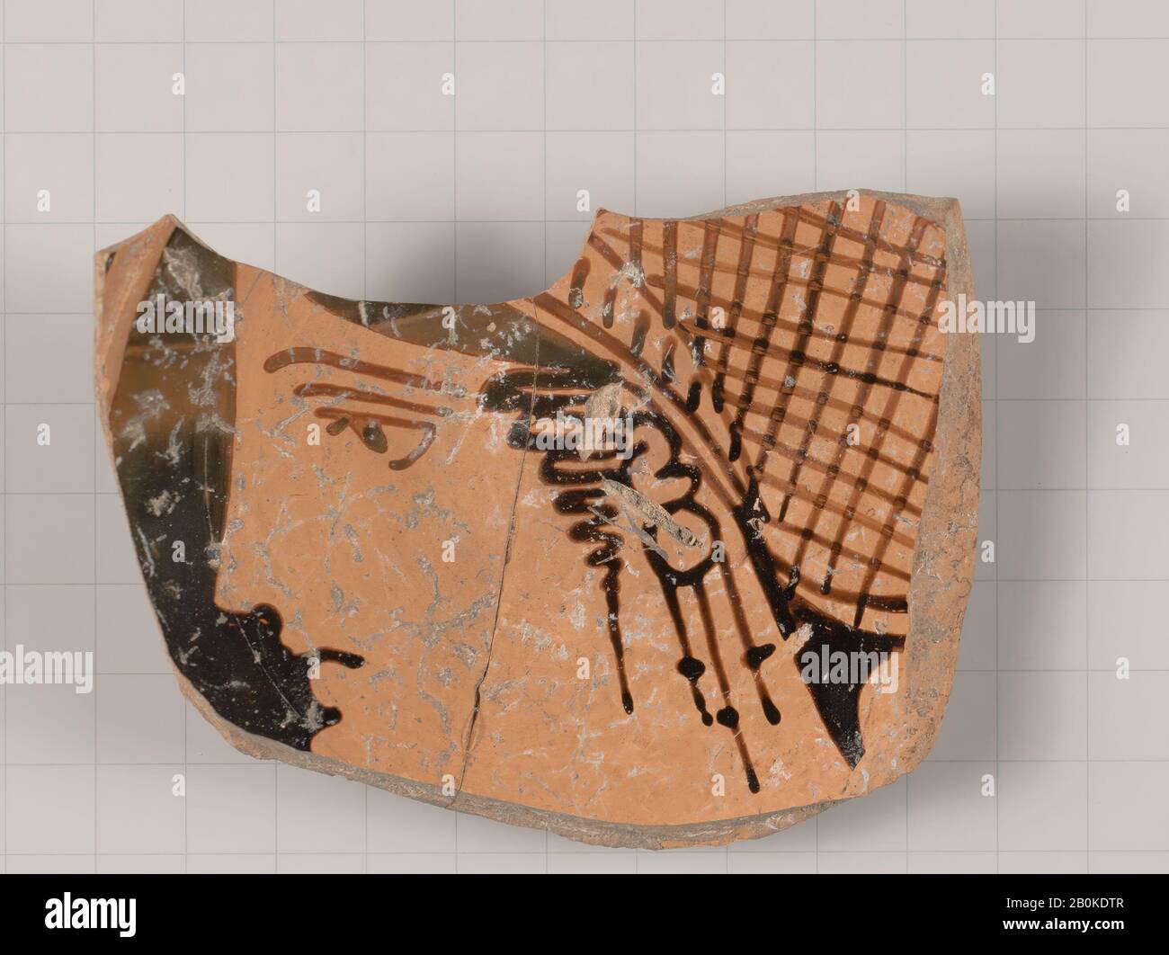 Terracotta fragment of a Genucilia plate, Etruscan, Genucilia ...