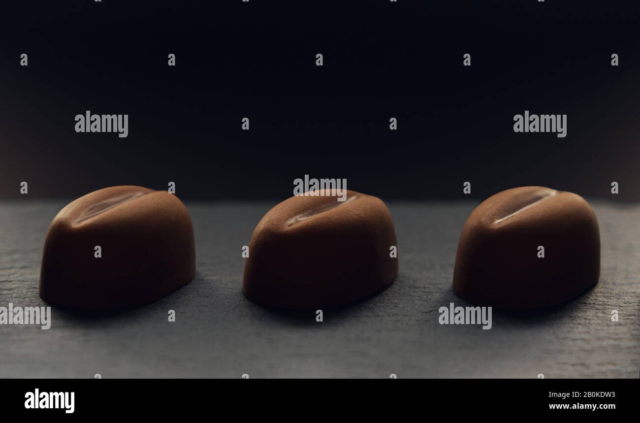 Milk chocolate on stone hi-res stock photography and images - Alamy