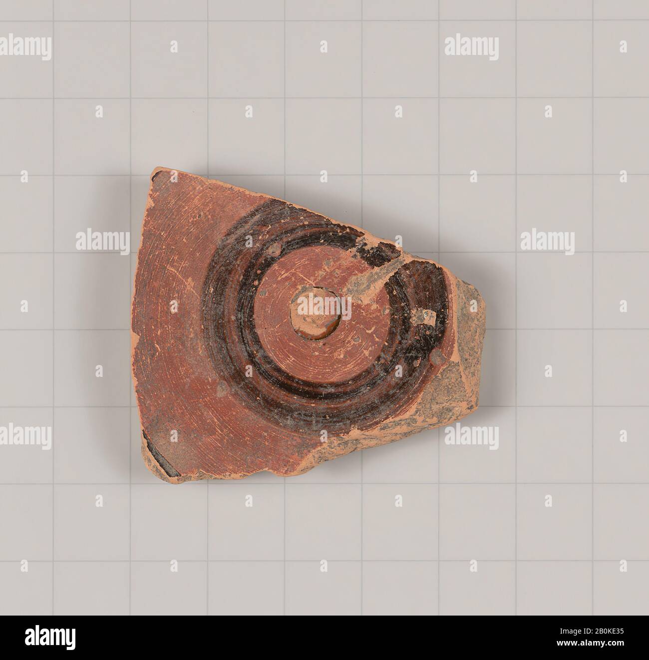 Terracotta fragment of a open shape, Etruscan, Classical, Date late 5th ...