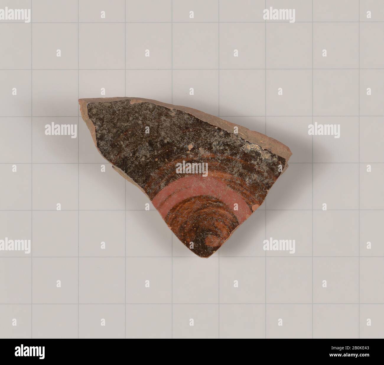 Terracotta fragment of a stemless kylix (drinking cup)?, Etruscan ...