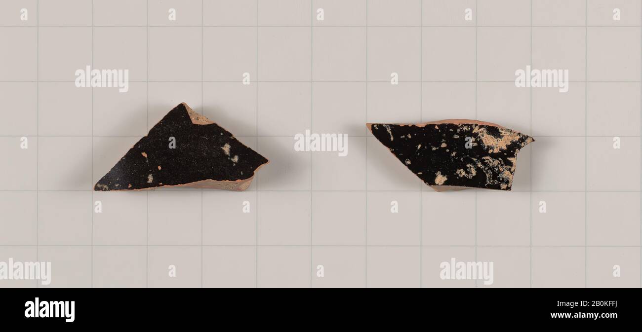 Terracotta fragments of open shapes, Greek, Attic, Archaic/Classical ...