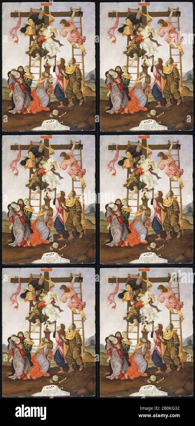 Workshop of Filippino Lippi, The Descent from the Cross, Workshop of Filippino Lippi (Italian ...