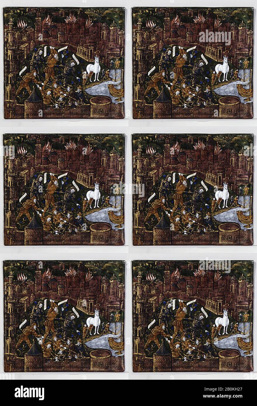 Trojans defend hi-res stock photography and images - Alamy