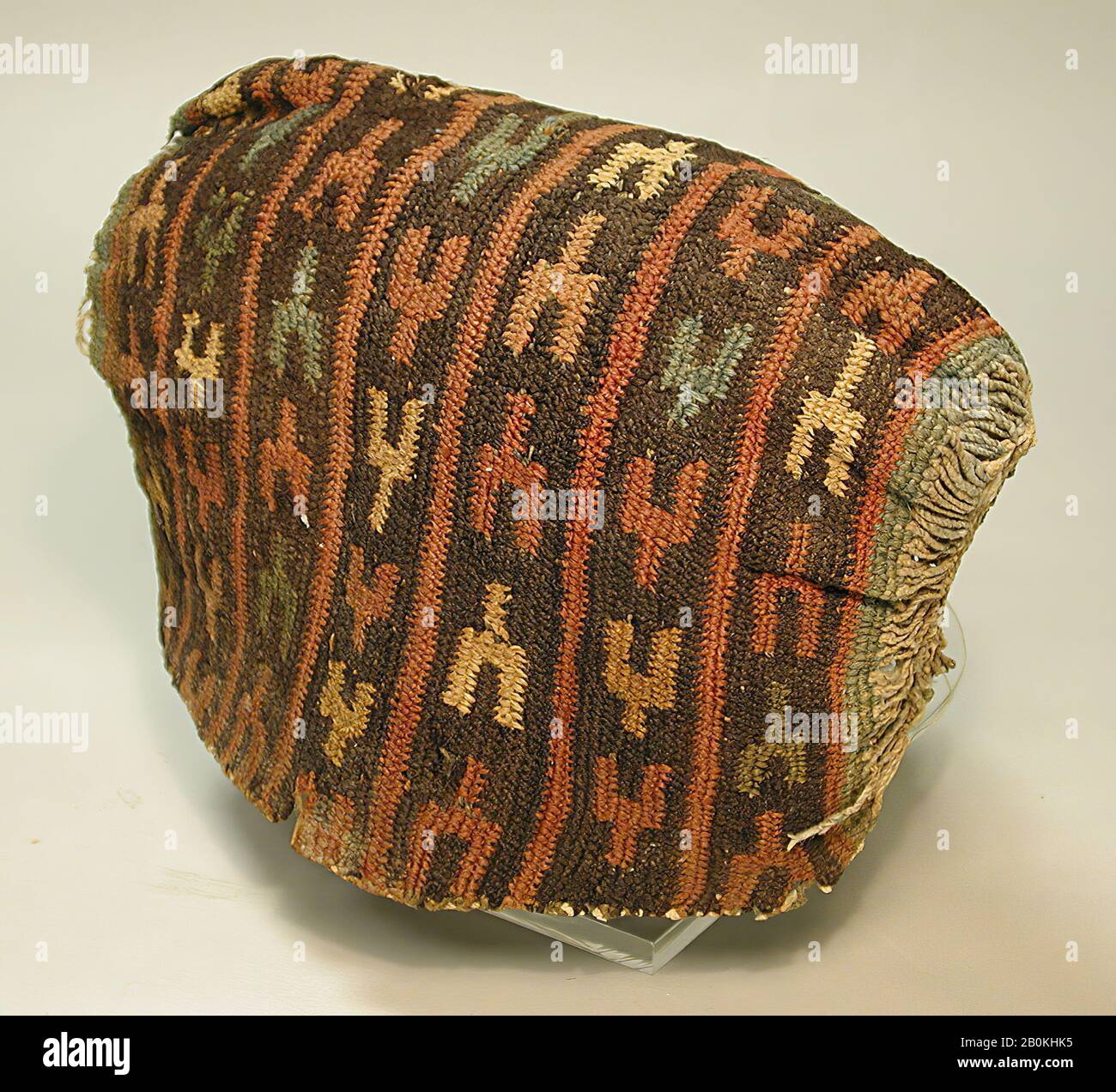 Cap, Peruvian, 14th–early 16th century, Peru, Peruvian, Cotton, camelid ...