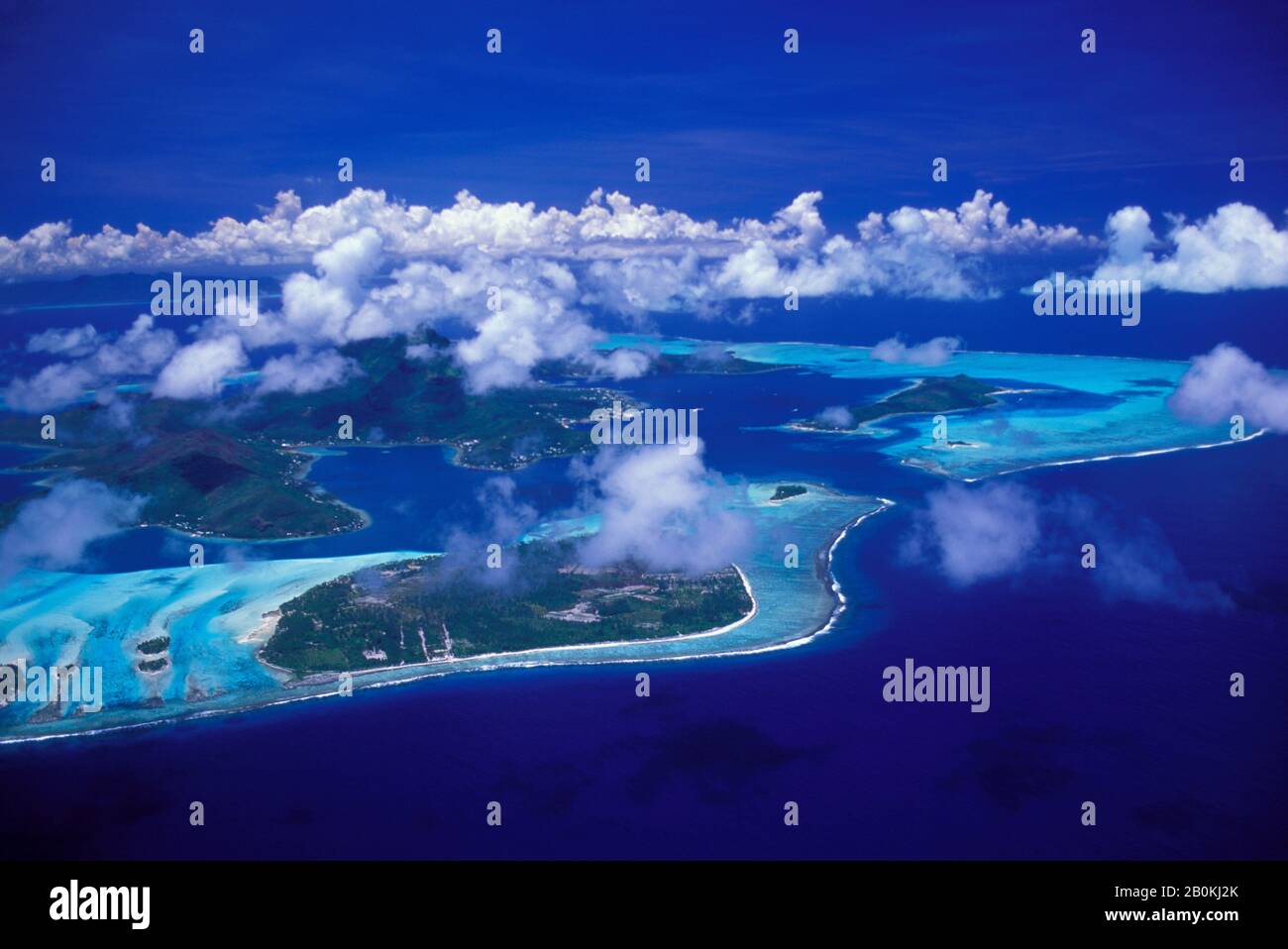 Bora bora island aerial hi-res stock photography and images - Alamy