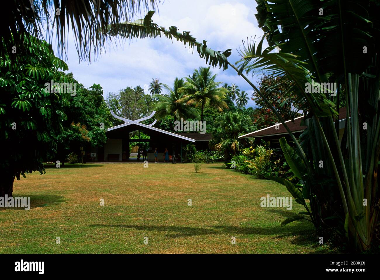 FRENCH POLYNESIA, SOCIETY ISLANDS, TAHITI, PAUL GAUGUIN MUSEUM Stock ...