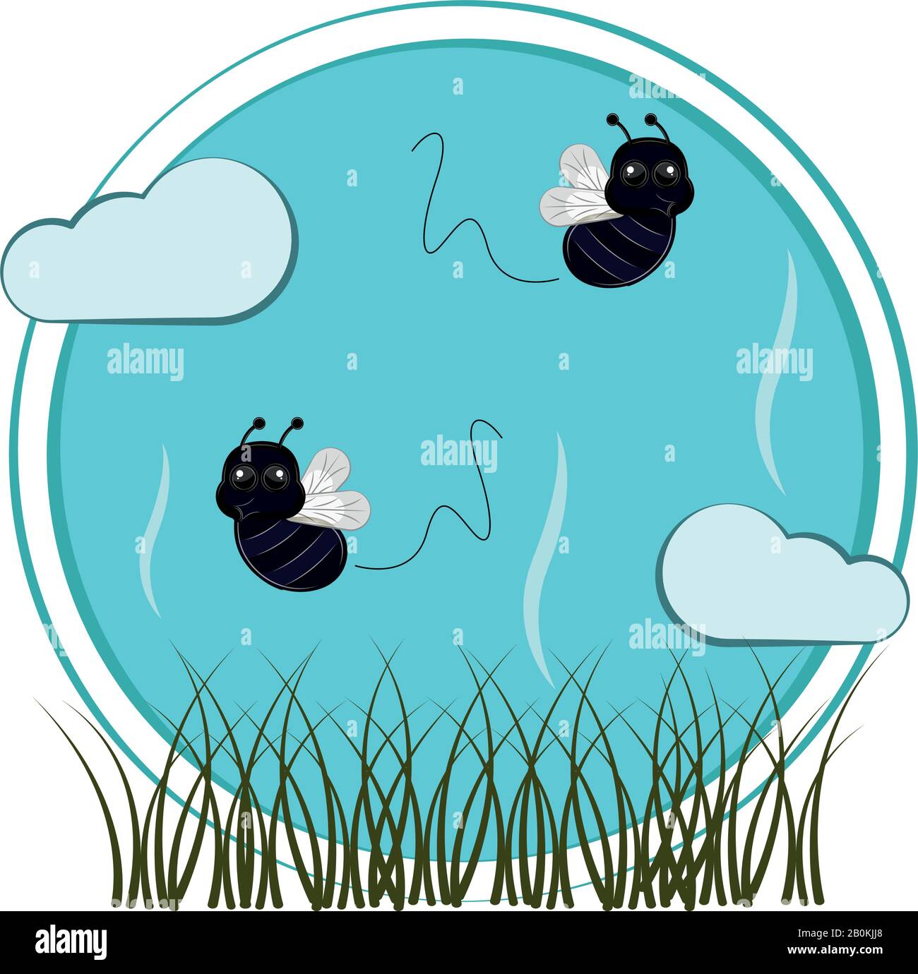 Illustration funny cartoon little flies hi-res stock photography and ...