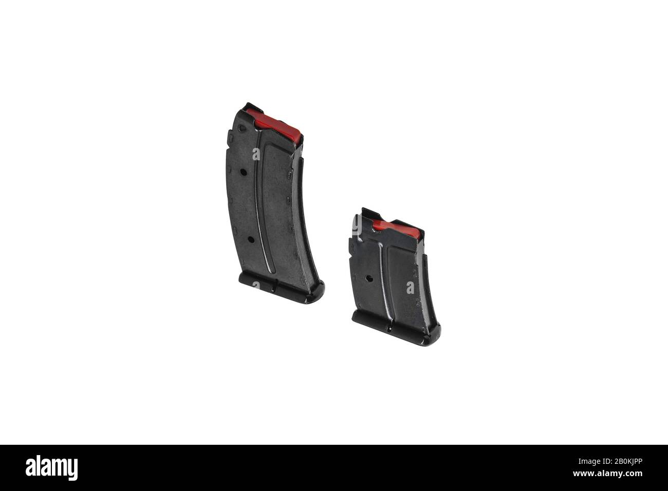 .22 lr assault rifle magazine isolated on white background Stock Photo ...